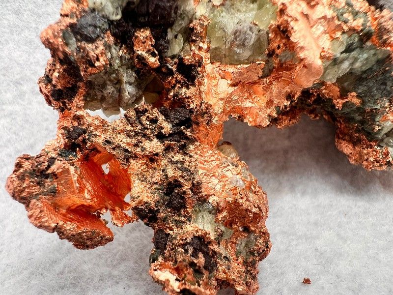 Cobre Nativo con Cuarzo — litosphera